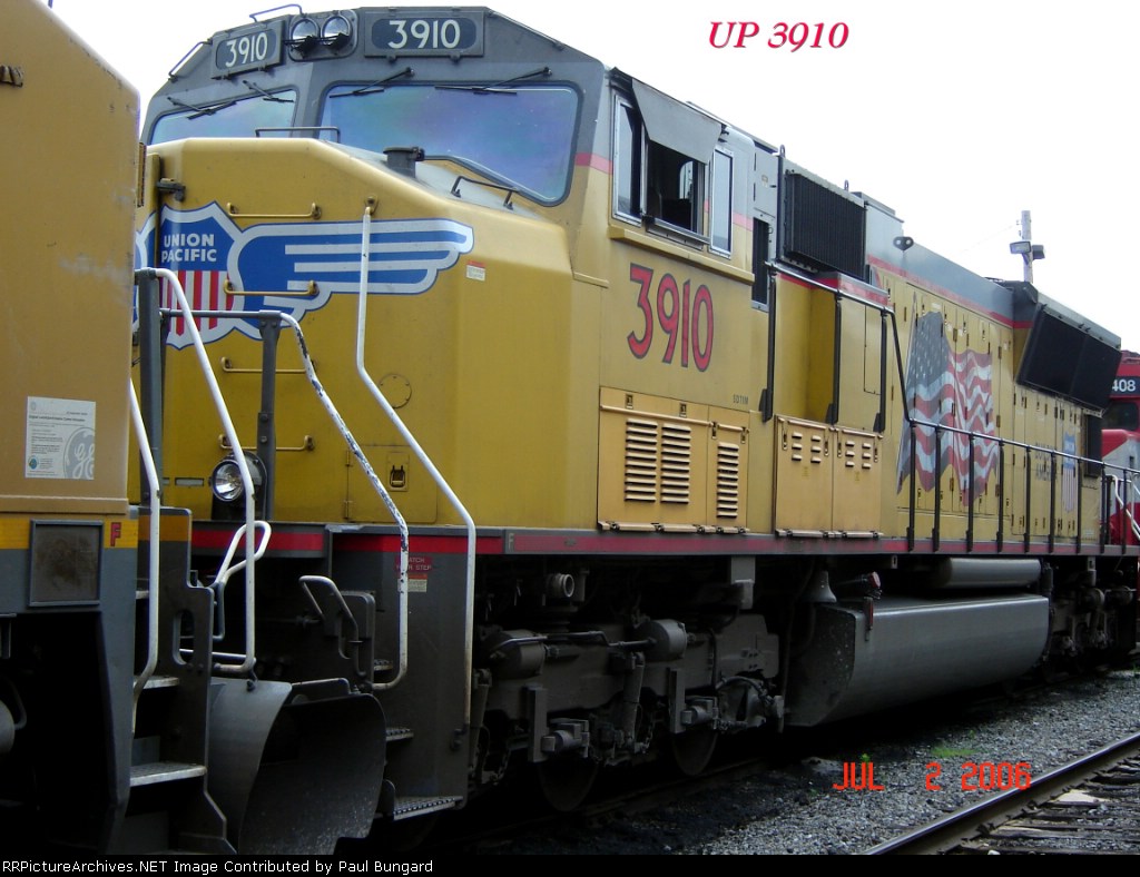UP 3910 SD70M 07/02/2006